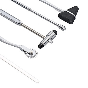Neurological Hammer Set Stainless Steel Multifunctional Hammer for Nervous System Exam