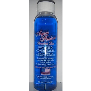 Super Single 48 x 84 12 Mil Hardside Waterbed Safety Liner with a Premium Clear Bottle of 4oz Water Bed Conditoner