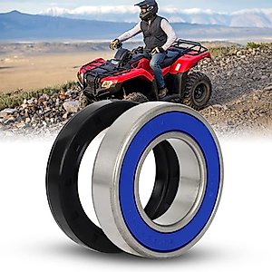 AUTOVIC Rear Axle Wheel Hub Housing Bearing Seal Kit For Honda ATV Foreman 400 450 500 Rubicon 500 Rancher 350 400 420 Replace 91055-HN5-681 & 91255-HA0-681