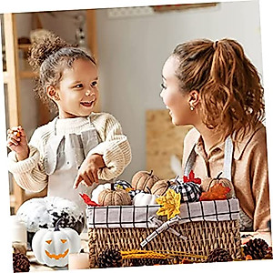 Garneck 24 Pcs Thanksgiving Pumpkin Harvest Pumpkin Decorations Lifelike Harvest Pumpkin Harvest Mini Pumpkin Harvest Fall Pumpkins Pumpkin Table Artificial Rope Fake Decoration