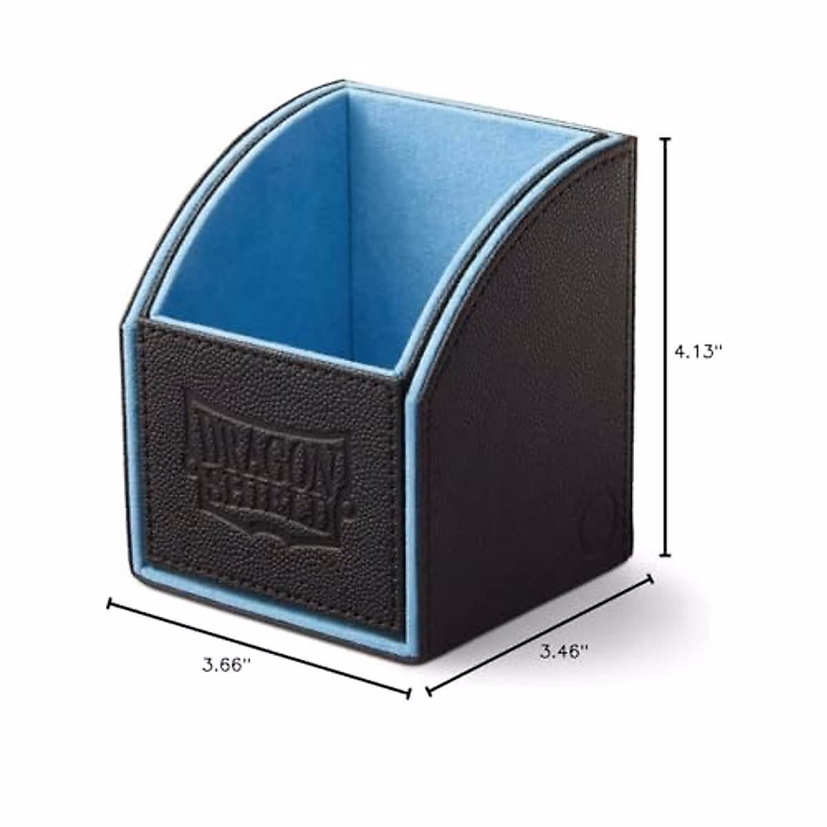 Arcane Tinmen Dragon Shield: Nest Deck Box - Black and Blue, Small, (ART40103)