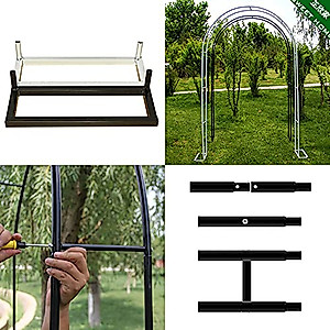 Garden Arch Made of Metal,Rose Arch for Climbing Plants Clematis,Climbing Support Trellis,Pergola,Weather-Resistant Climbing Arch,Wedding Arch,Archway,Trellis,Garden Arbor,Roses,Vine Support Trellis