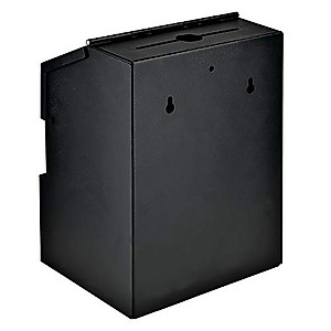 Mail Boss Comment Boss 8100 Locking Steel Suggestion Box - Key Drop Box - Collection Box - Donation Box - Ballot Box - with 25 Suggestion Cards (Black)