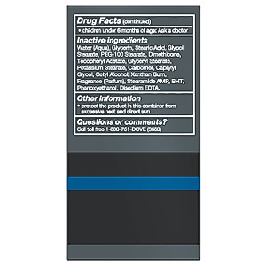 DOVE MEN + CARE Face Lotion, Hydrate+ 1.69 oz