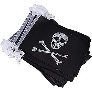 Juvale Pirate Birthday Banner Flags (80 ft.)