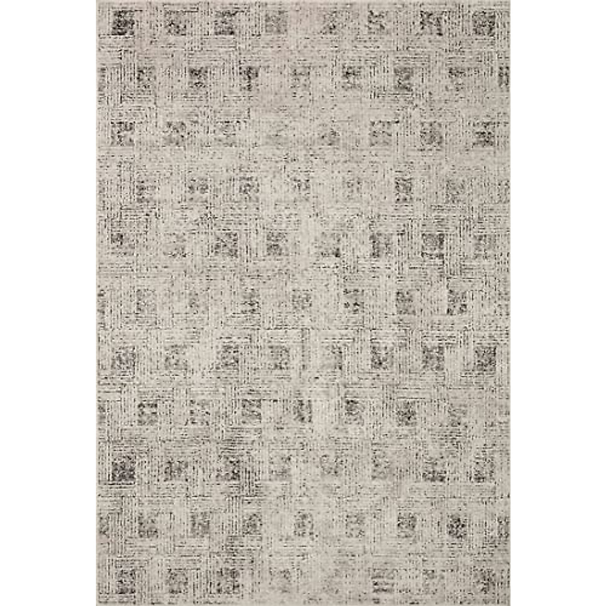 Loloi II Kamala Collection KAM-01 Grey/Graphite 5'-3" x 7'-9" Area Rug