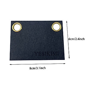 YESIKIMI Conversion Kit Compatible With YSL small card holder Felt Insert + 47" Gold Chain (black)