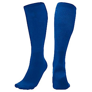 CHAMPRO Multi-Sport Socks, Dozen, Adult Medium, Royal