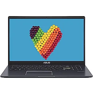 ASUS 2023 Newest Vivobook Laptop, 15.6” FHD Display, Intel Quad-Core Processor, 4GB RAM, 64GB eMMC, Ultra Thin, Wi-Fi, Long Battery Life, Windows 11 Home in S Mode, Star Black