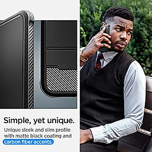 Spigen Rugged Armor Designed for Galaxy S23 Case (2023) - Matte Black