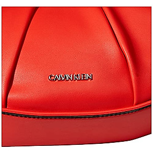 Calvin Klein Myla Novelty Hobo Shoulder Bag, Crimson