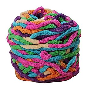 Thereisno Knitting Yarn Ball Knitting Yarn Ball Cotton Soft Hand Chunky Woven Bulky Crochet Worsted for DIY Winter Clothes Knitting Yarn Knitting Yarn