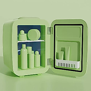 CAYNEL Mini Fridge Portable Thermoelectric 4 Liter Cooler and Warmer for Skincare, Eco Friendly Beauty Fridge For Foods,Medications, Cosmetics, Breast Milk, Medications Home and Travel