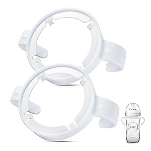 Baby Bottle Handles for Philips Avent Natural Baby Bottles, Compatible Avent Bottle Holder, 2 Count