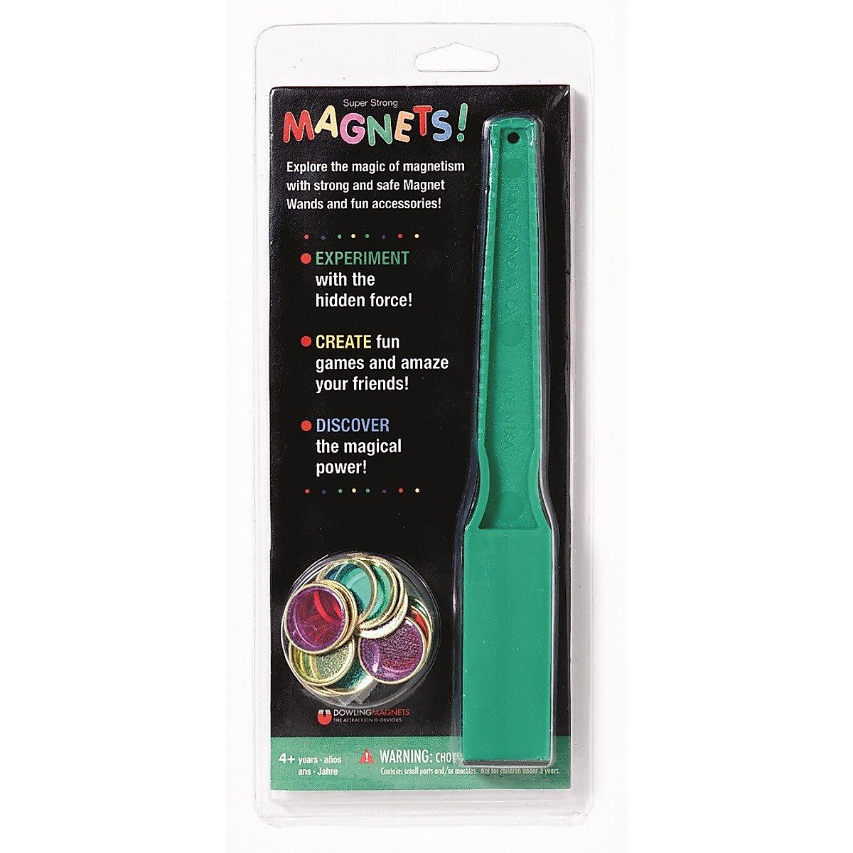MAGNETIC WAND & 20 COUNTING CHIPS (colors may vary)