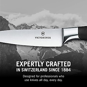 Victorinox Grand Maitre Paring Knife - Kitchen Knife for Slicing Fruits & Vegetables - Ergonomic Cooking Knife - Premium Stainless Steel Cutting Knife for Kitchen Accessories - 3"