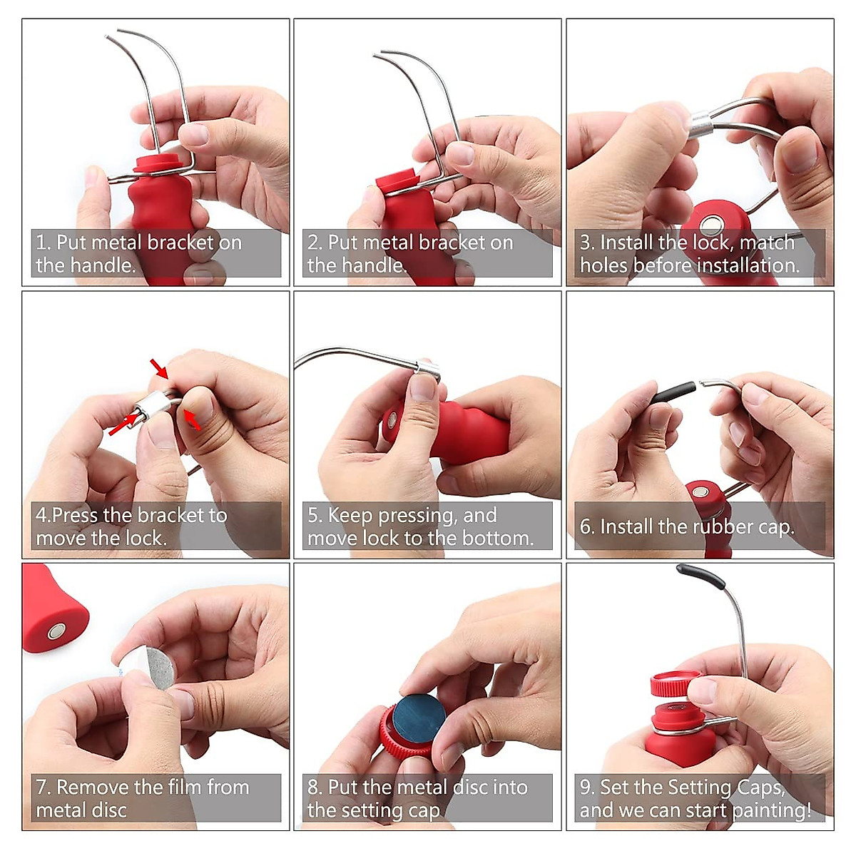 Jucoci Painting Handle (Red)