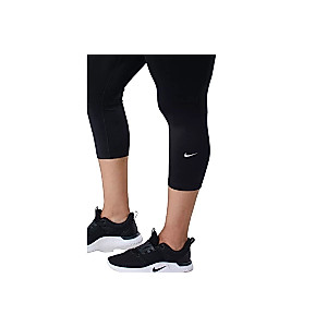 Nike Women's One Tight Crop Plus Sp20, Black/(White), 3X