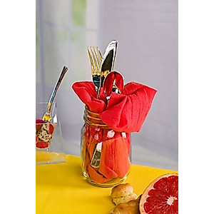 Lillian Collection Polished Gold Metallic Premium Plastic Knife - Pack of 24 - Perfect for Upscale Events & Parties