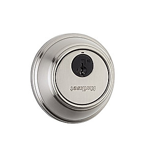 Kwikset 98160-009 816 Key Control Single Cylinder Deadbolt featuring SmartKey in Satin Nickel