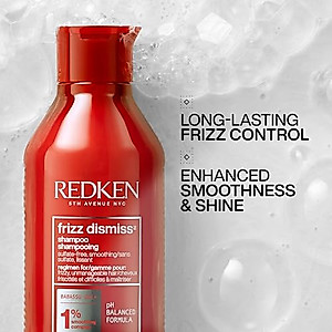Redken Frizz Dismiss Shampoo | For Frizzy Hair | Smooths Hair & Manages Frizz