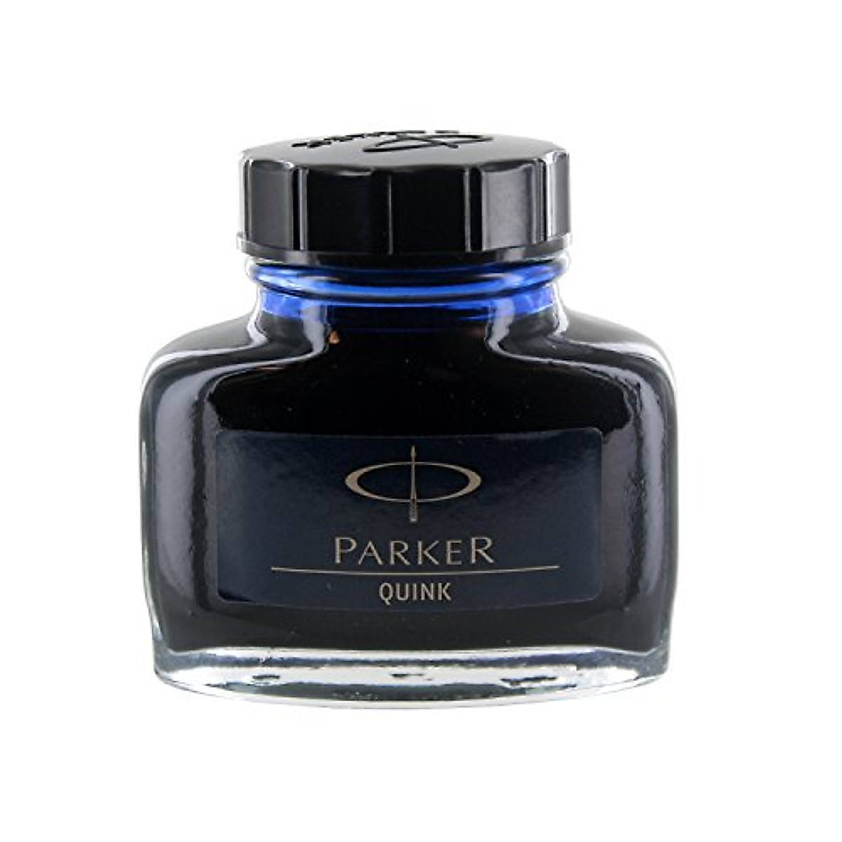 Parker Quink 2-oz Ink Bottle for Fountain Pens, Blue-Black Ink, 1 Bottle (3007100)