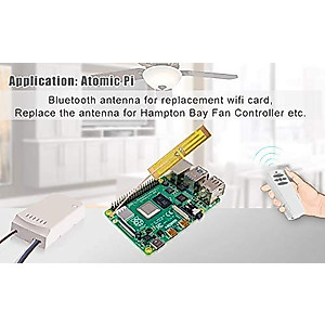 wlaniot 2.4G Wireless Mini PCI PCI-E WiFi Bluetooth Internal Antenna Built-in Antenna (5dbi,700-2600Mhz,U.FL/IPX Connector,RG178 Cable 4inches) 2pcs