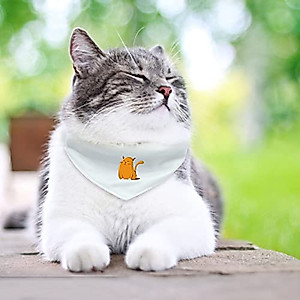 HACRAHO Dog Bandana with Adjustable Buckle, 2 PCS Pet Dog Sublimation Double-Sided Blank Dog Bandanas with D-Ring Adjustable Quick Release Buckle Dog Bandana for Small Dogs Cats, S