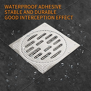 30 Pack Disposable Shower Drain Hair Catcher，Shower Drain Dog Hair Catcher Cover for Showers & Bathtubs Mesh Stickers，Mesh Filter Sink Strainer Stickers (30)