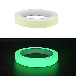 MOJOTORY Glow in The Dark Tape, 33 Feet x 0.5 Inch, Waterproof Glow Tape Glow in The Dark, Luminous Tape, Fluorescent Tape, Glow in Dark Duct Tape, Glow Tape for Stage Stair Outdoor
