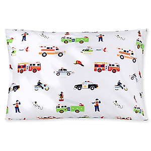 Wildkin Kids Microfiber Pillow Case for Boys and Girls, Soft Breathable Microfiber Fabric, Measures 20 x 30 Inches, Fits a Standard Size Pillow (Heroes)
