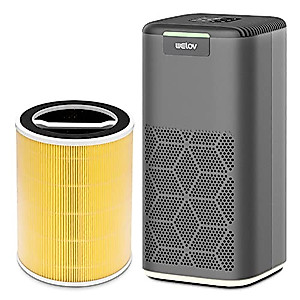 Welov P200S Air Purifiers for Home Large Room with An Extra H13 True HEPA Pet Care Filter Bundle