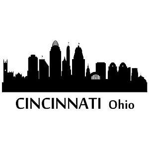 CafePress Cincinnati Cityscape Skyline Mugs Ceramic Coffee Mug, Tea Cup 11 oz