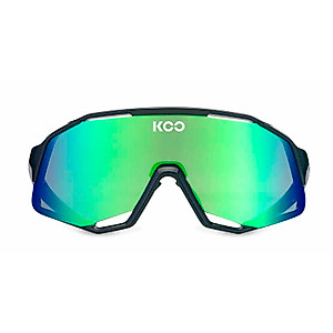 KOO Demos Sunglasses I Performance Eyewear for Road, MTB Cyclists & Cyclocross Sports - Black Green