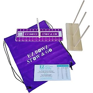 EZ Bowz Stow & Go Bow Maker with Detachable Spool Holder and Tote - Easy Bow Making Tool - Bowmaker for Crafts, Wreath Making, Tree Top Bows, Hair Bows, Gift Bows, Ribbon - Christmas Decor Bowmaking