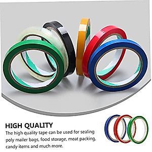 Bag Tie Machine Tape Food Sealer 36 Pcs Adhesive Tape Weather Sealing Tape Vacuum Sealer Machine Tape Blush Fitness Grid The Pet Clear Tape Colored Duct Tape