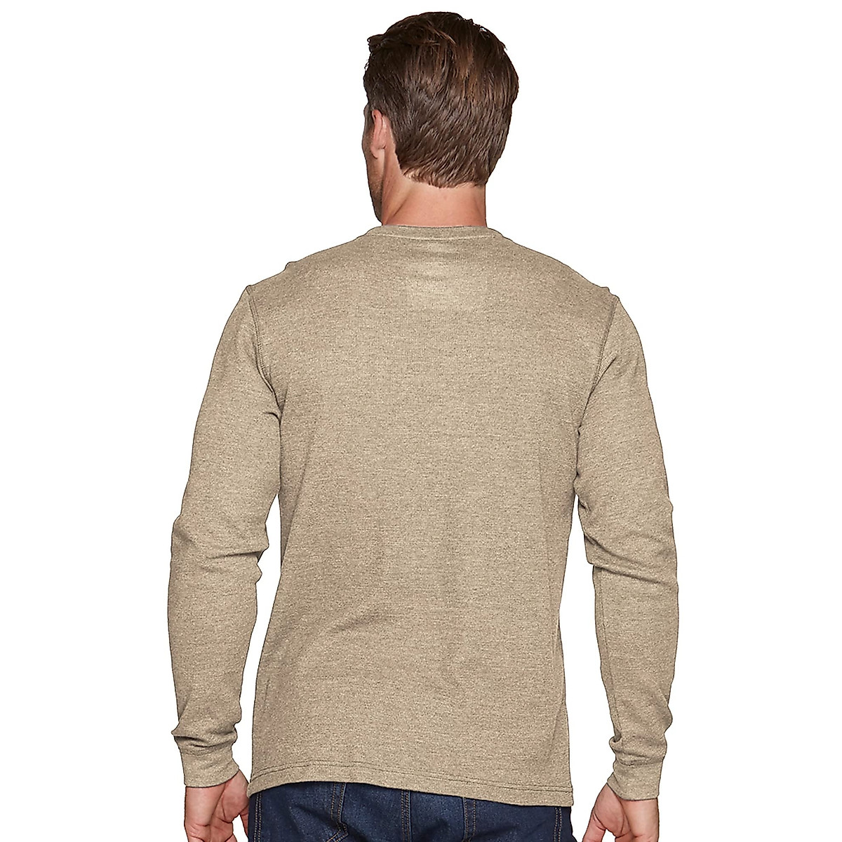 Colosseum Outdoors Men's Furnace Thermal Long Sleeve Shirt (Sequoia, Large)