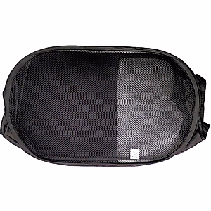 SPINFOX Pop Up Collapsible Laundry Baskets, 2 Pack Foldable Mesh Popup Laundry Hamper with Reinforced Carry Handles, Mesh Laundry Basket for Kids Room College Dorm or Travel(Black)