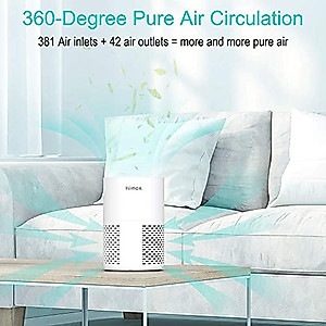 Himox Small Air Purifier for bedroom and AP01 Compact Desk Air Purifier Both H13 True HEPA Medical Grade Ultra Quiet