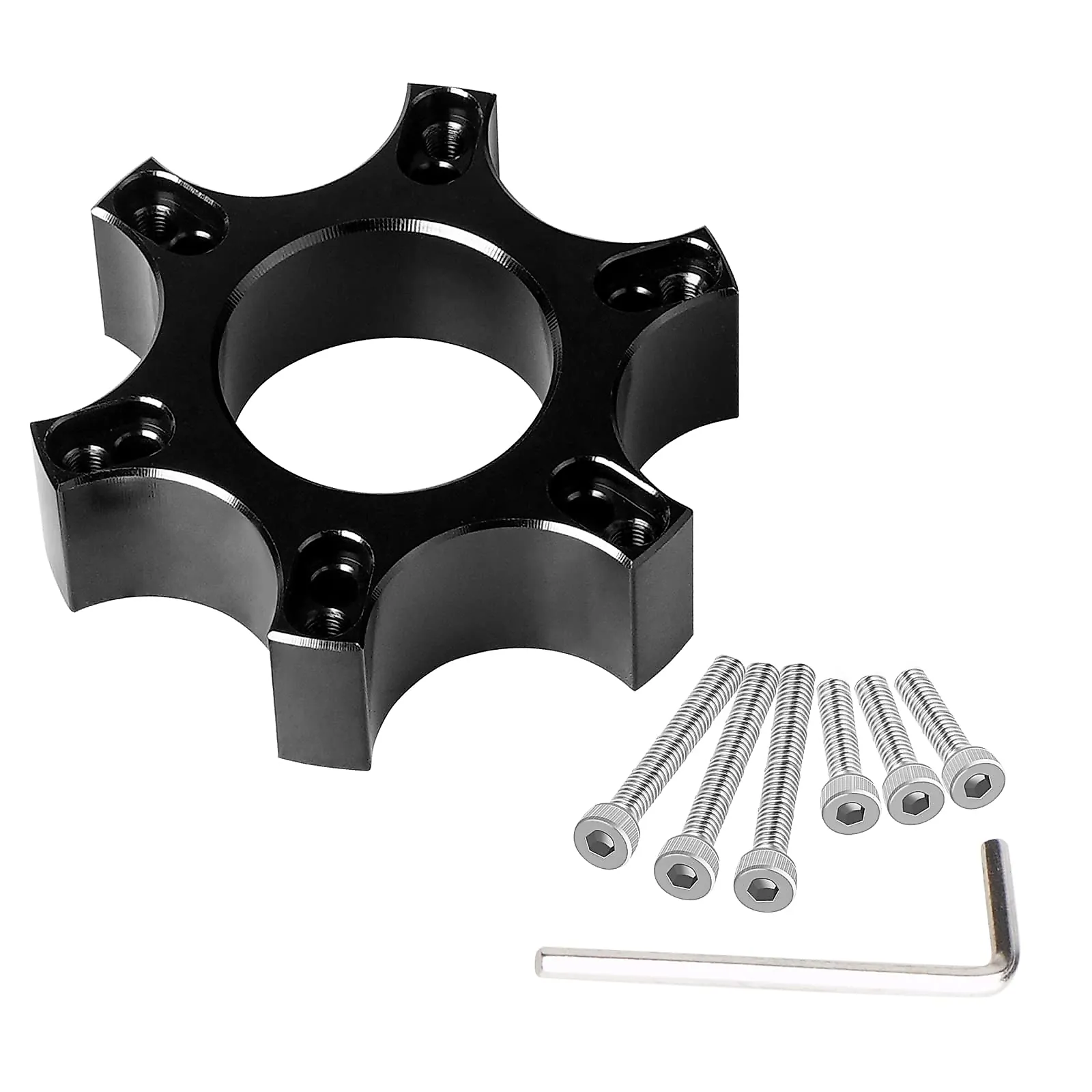 Htostar Racing Steering Wheel Adapter Plate 70MM 2.75" Compatible With Thrustmaster T300RS with 13 14 Inch Steering Wheel [video game]