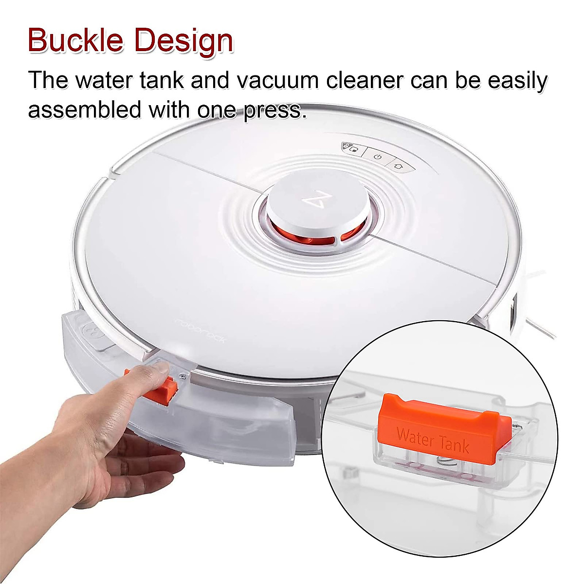 Garbage fighter Replacement Water Tank bin Box for Xiaomi Roborock S7 /T7S /T7SPLUS /G10 /G10S /G10SPRO /T8 Plus Series Robot Vacuum Cleaner Reservoir Accessories Parts