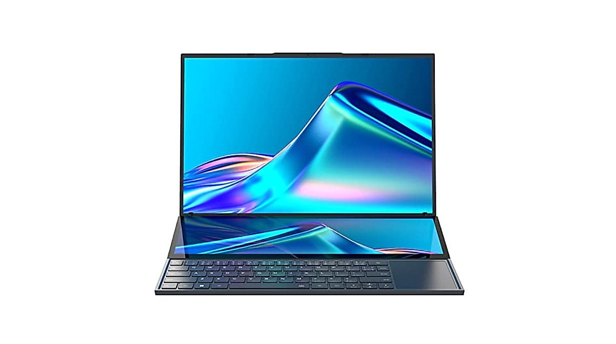 High-Performance Dual Screen Laptop for Work & Play