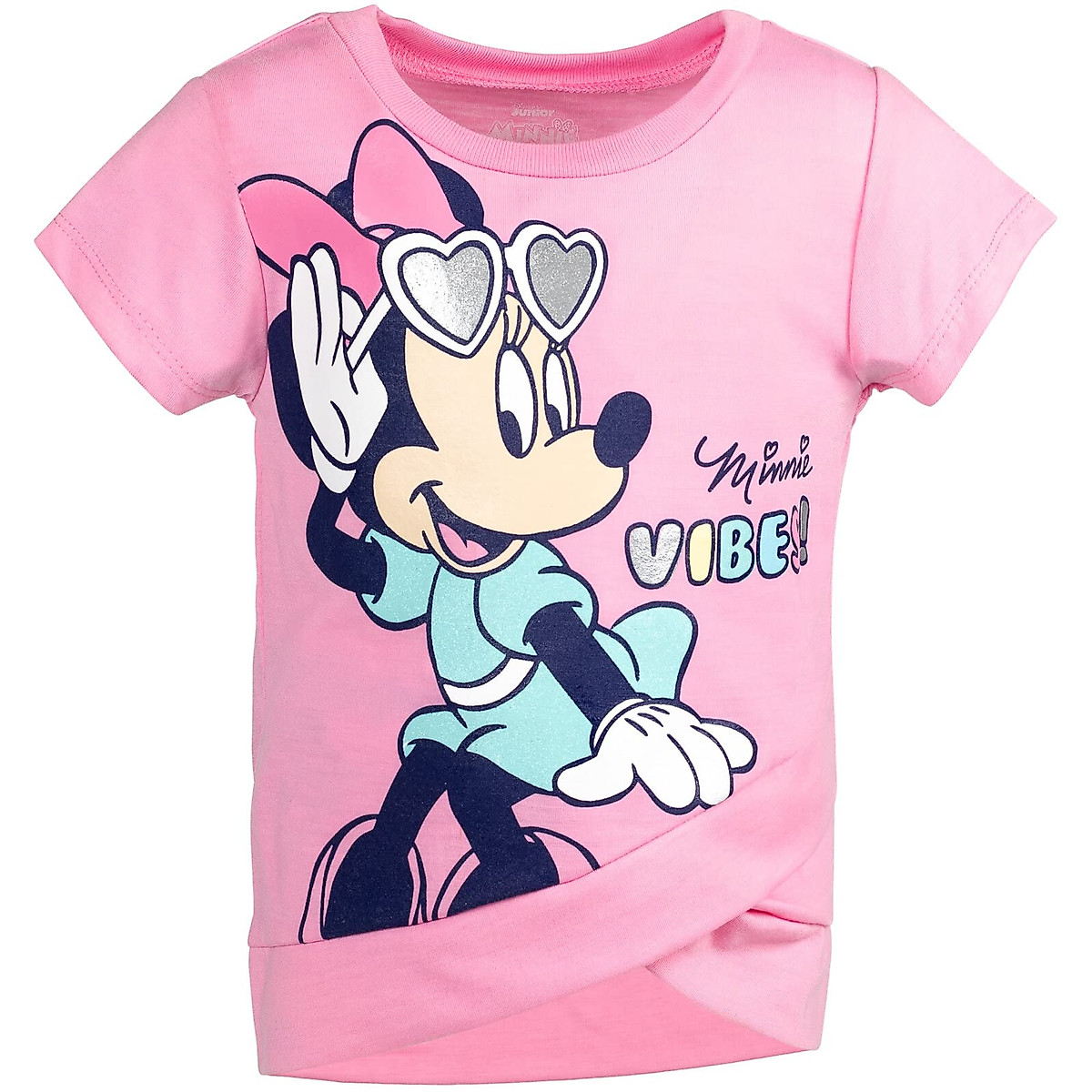 Disney Minnie Mouse Infant Baby Girls Graphic T-Shirt & Leggings Blue/Pink 24 Months