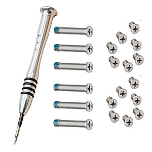 HXHLWN 2 Sets Replacement Screws with Screwdriver for Apple MacBook Pro 13" 15" 17" A1278 A1286 A1297 2009-2012