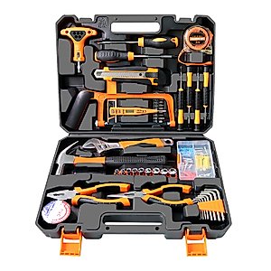 tool kit box set 95pc,Small cordless with power drill bit,Car Tools kit or Portable Case,Thanksgiving Day Travel electric drill ToolKit，Handyman Repair for home Men/Women tools Gifts