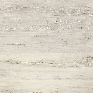 Signature Design by Ashley Cambeck Farmhouse Industrial 2 Drawer Two Drawer Nightstand with 2 Slim-Profile USB Charging Stations, Whitewash