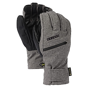 Burton Men's Gore-TEX Under Gloves, Gray Heather, M