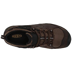 KEEN Men's Steens WP Hiking Shoe, Brown, 9.5