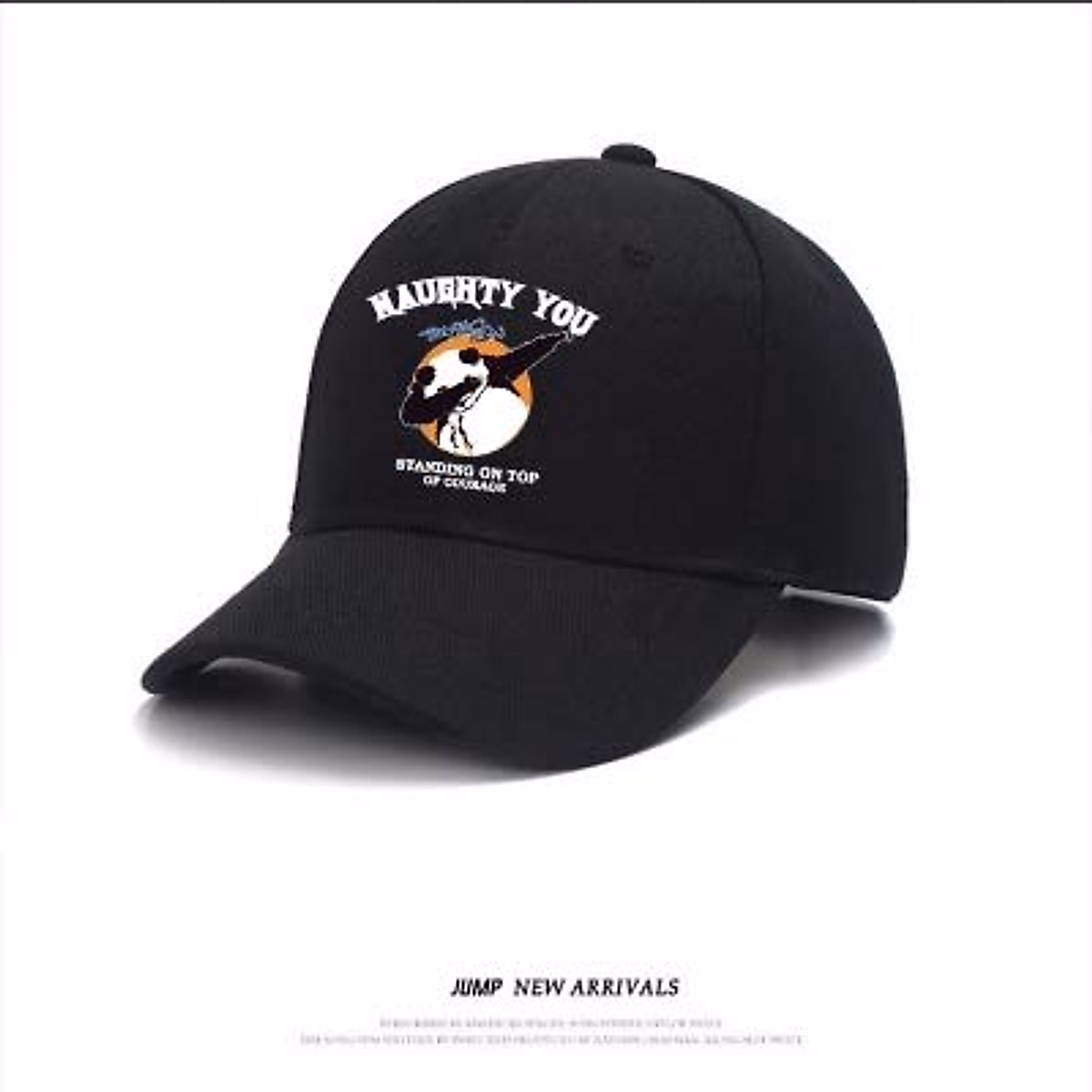 Jics Lamb Men Women Personalized Trucker Hats Customized Adjustable Snapback Baseball Caps Dad Hat Black