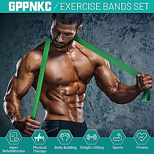 Resistance Band, Pull Up Bands, Pull Up Assistance Bands, Workout Bands, Exercise Bands, Resistance Bands Set for Legs, Working Out, Muscle Training, Physical Therapy, Shape Body, Men and Women